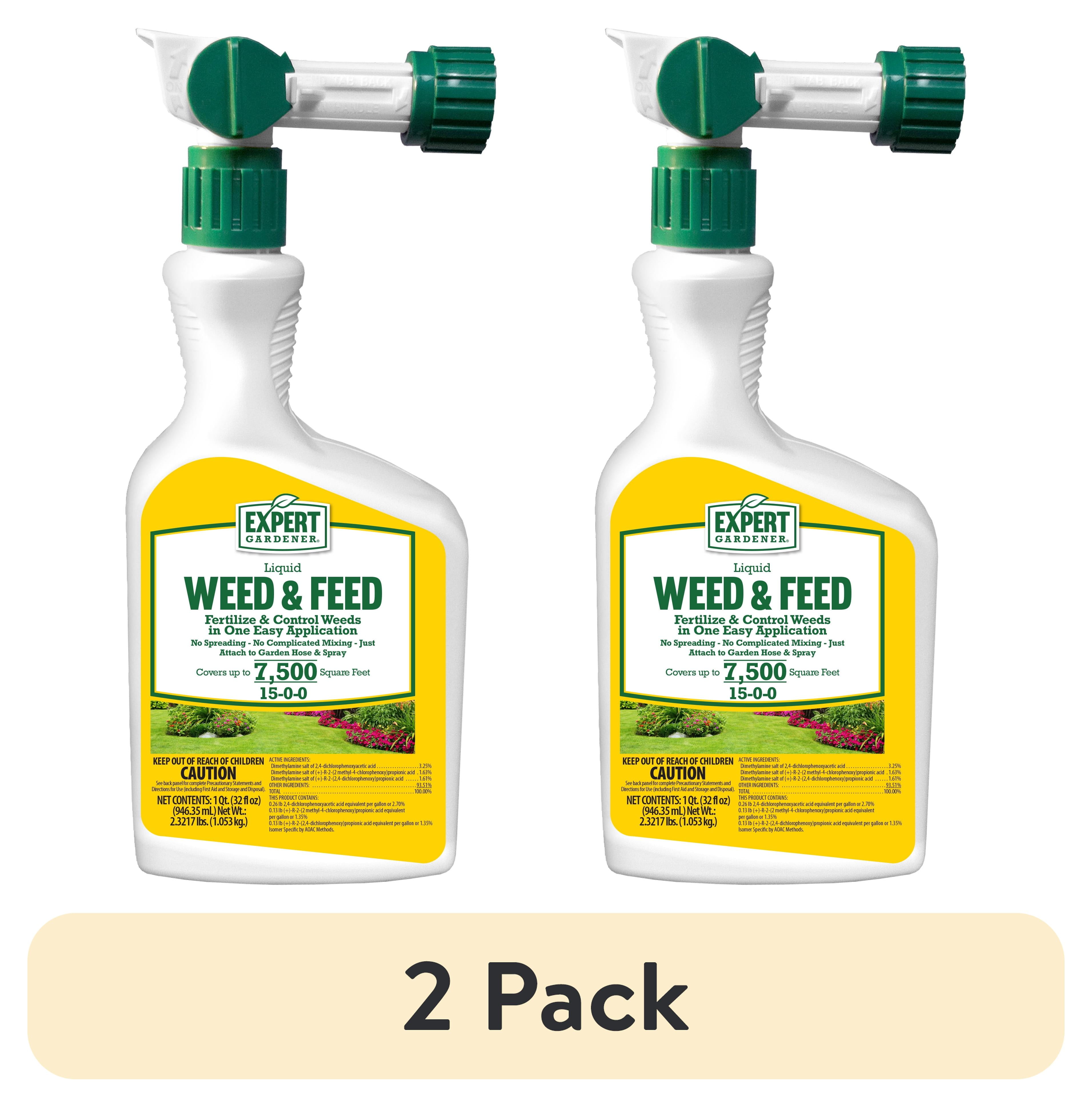 (2 pack) Expert Gardener Liquid Lawn Food Fertilizer & Weed Control ...