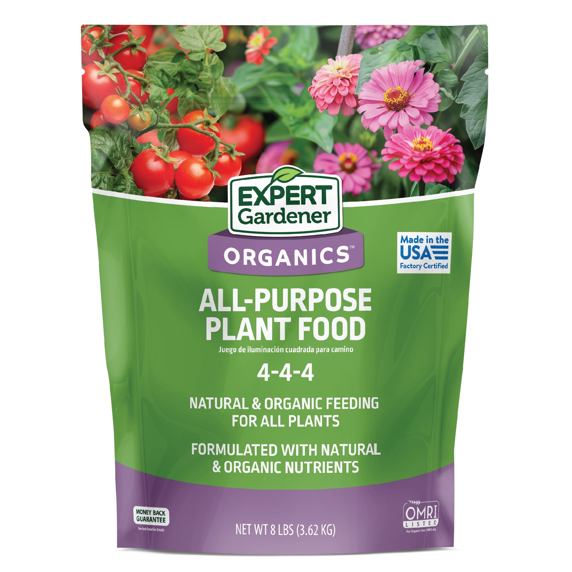 Expert Gardener Organics All-Purpose Plant Food, 8 lb Fertilizer ...