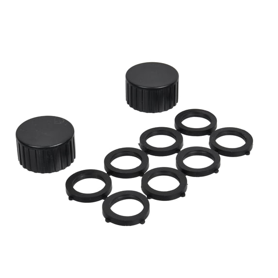 Expert Gardener 10 Pc Hose Washer Set with Polymer Caps for Leak ...