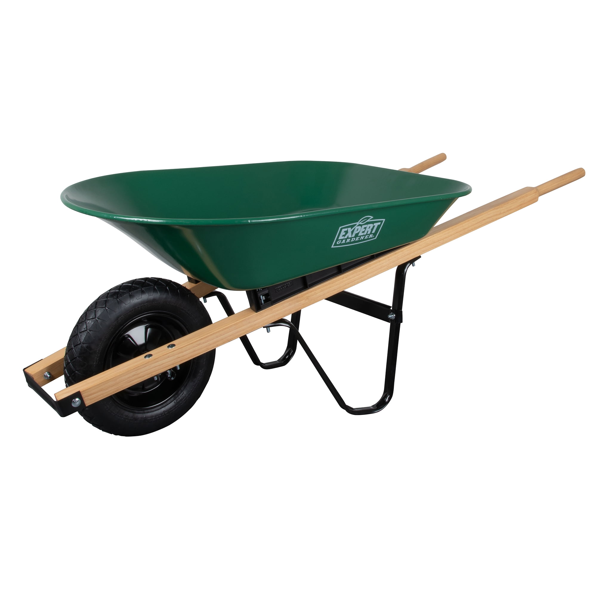 Expert Gardener Steel Wheelbarrow, 4 Cu. Ft. - Walmart.com