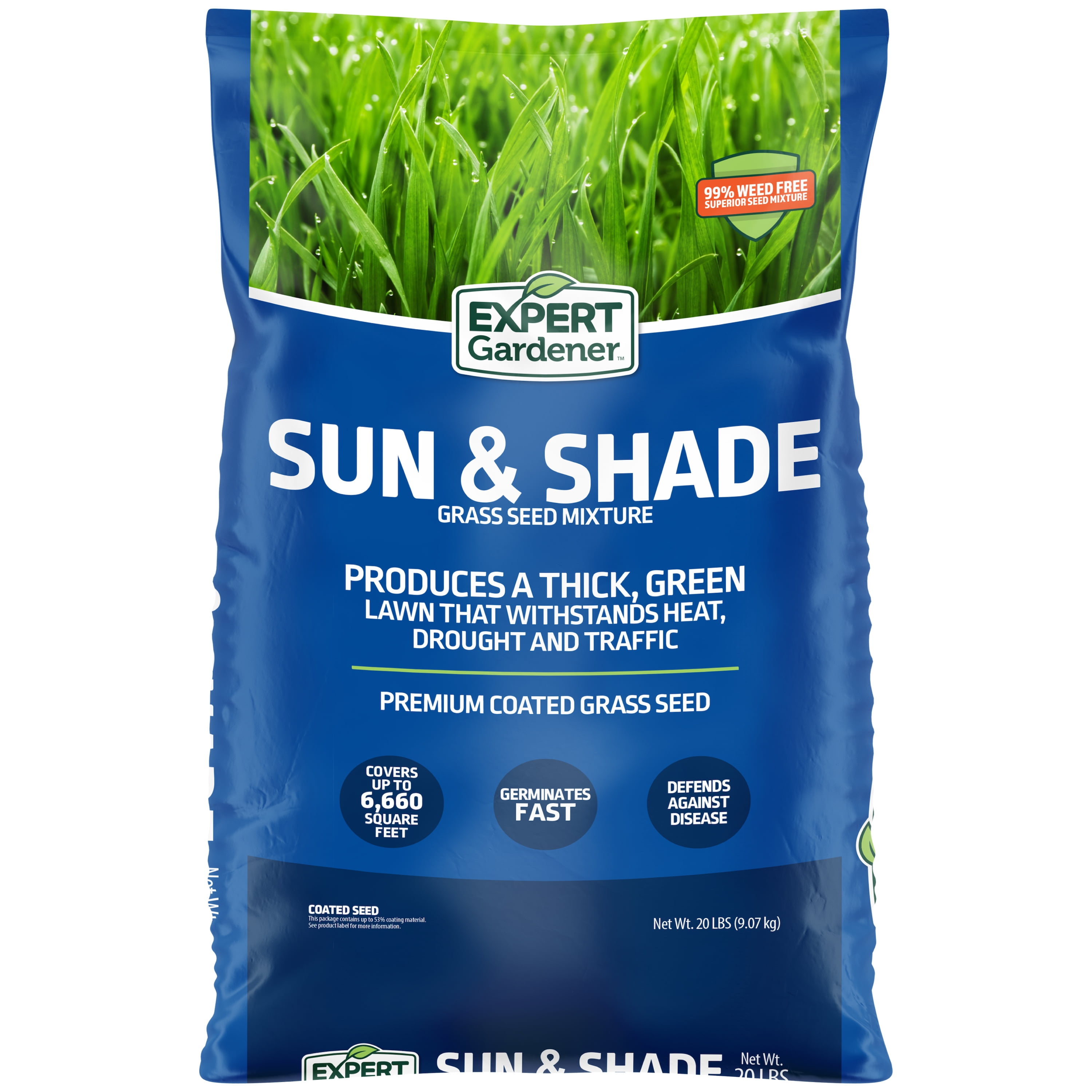 Free Shipping! Expert Gardener Sun and Shade Northern Grass Seed Mix ...