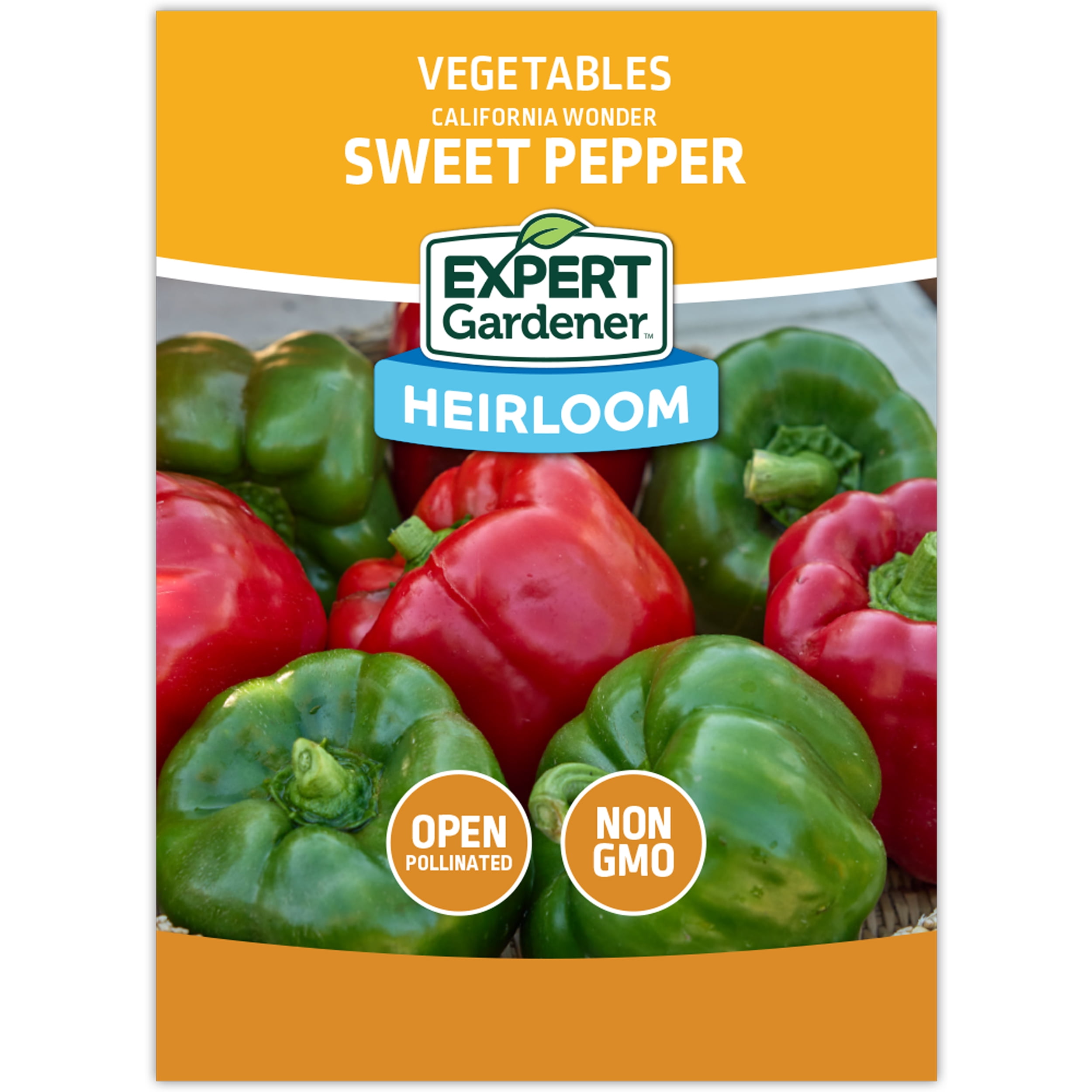 Expert Gardener Sweet California Wonder Pepper Vegetable - Walmart.com