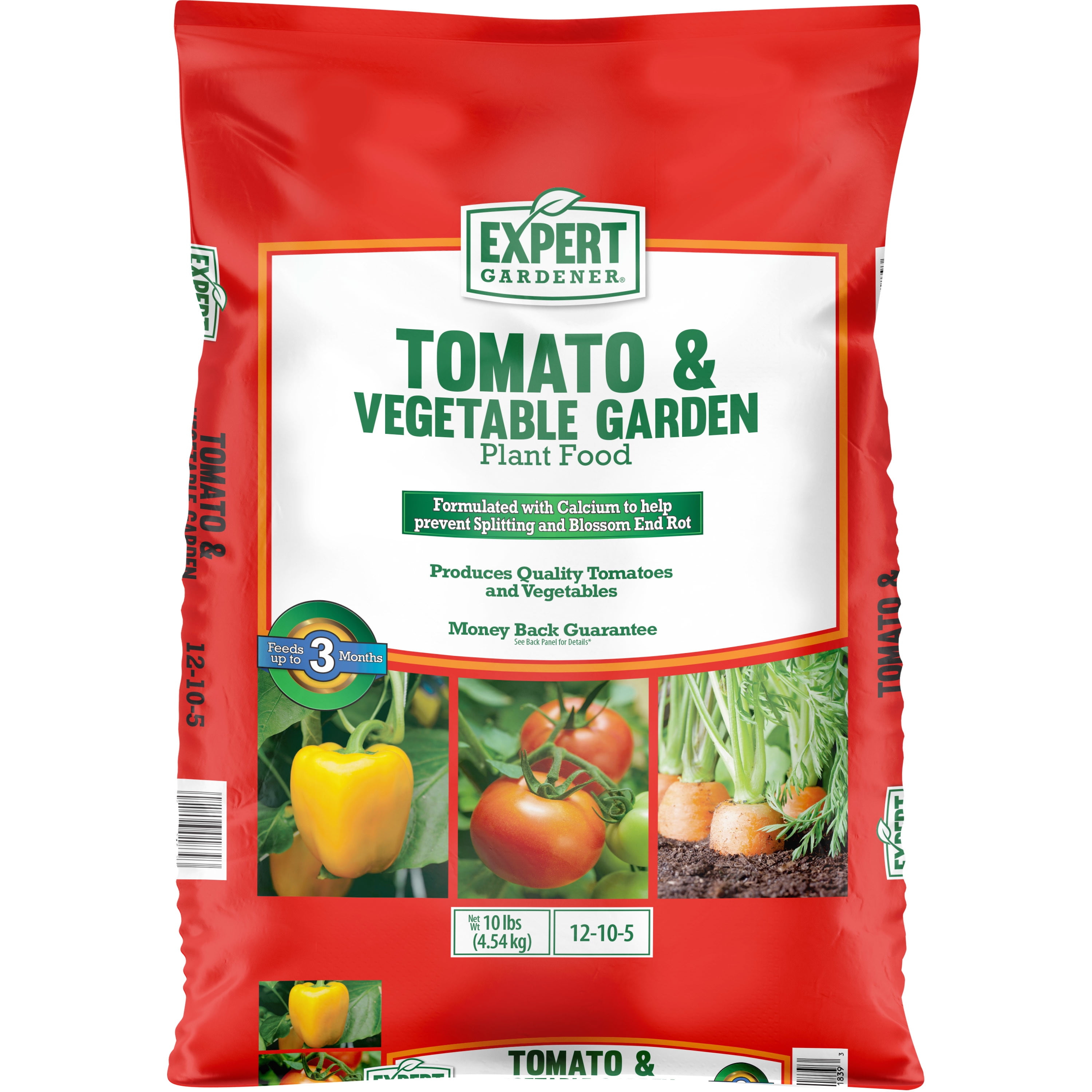 Expert Gardener Tomato & Vegetable Garden Plant Food Fertilizer 12-10-5 ...