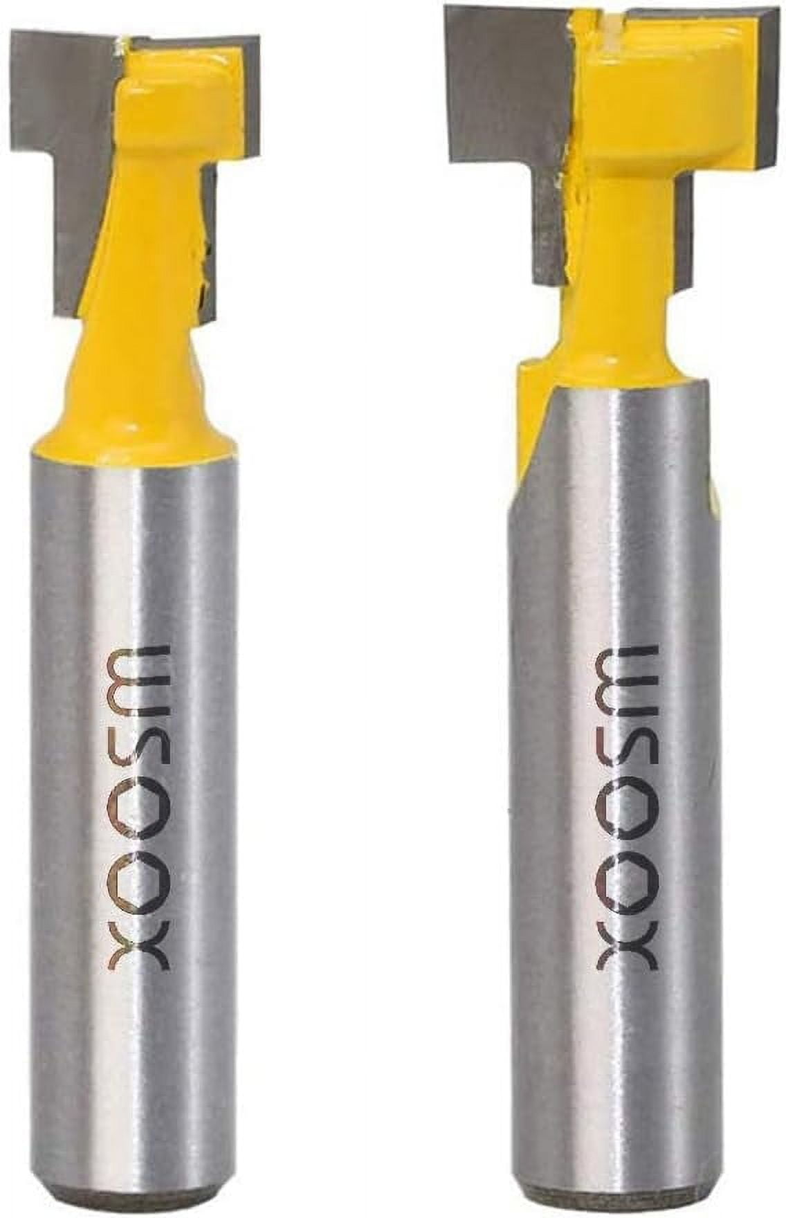 Expert-Grade Woodworking Router Bit Set, Carbide Wood Groove Milling ...