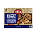 Expert Grill 1.5 cubic feet Hickory Wood Mini Smoking Logs, 1.5 cubic ...