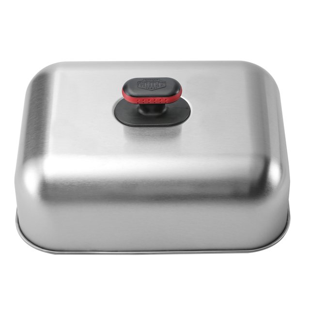 Expert Grill 12 Inch Round Stainless Steel Basting Griddle Cover ...