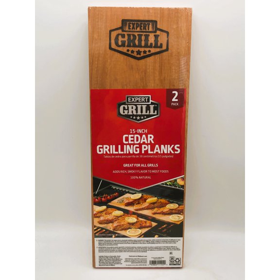 Natures Cuisine NC001 17" x 10.5" Cedar Roasting Plank With Wrench ...