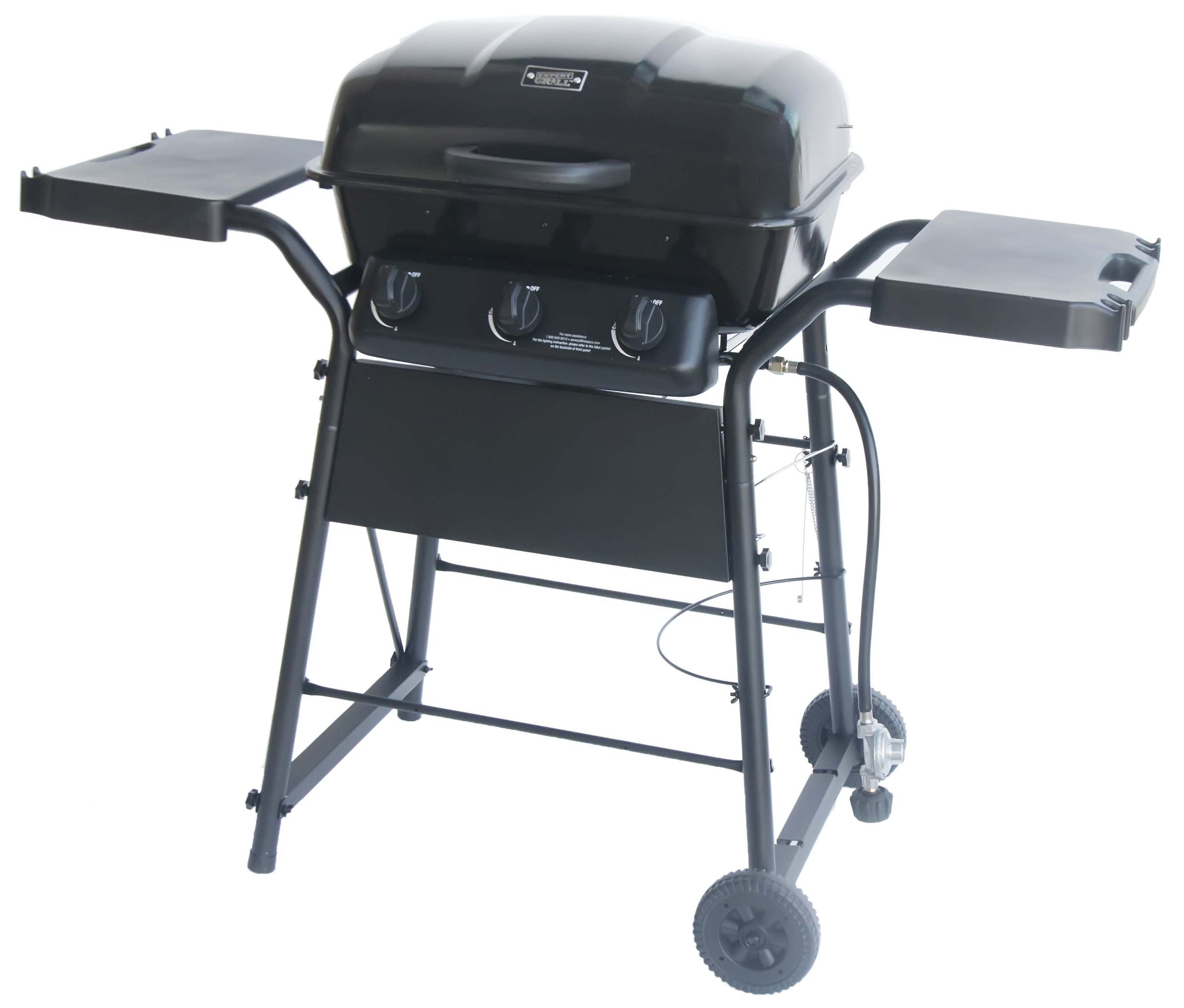 Expert Grill 3 Burner Propane Gas Grill, Black, XG18-101-002-07 ...
