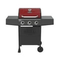Expert Grill 3-Burner Propane Gas Grill with Wheels, Red - Walmart.com