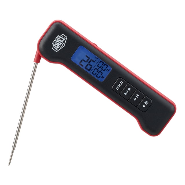 Expert Grill ABS Pocket Digital Instant Read Meat Grilling Thermometer ...