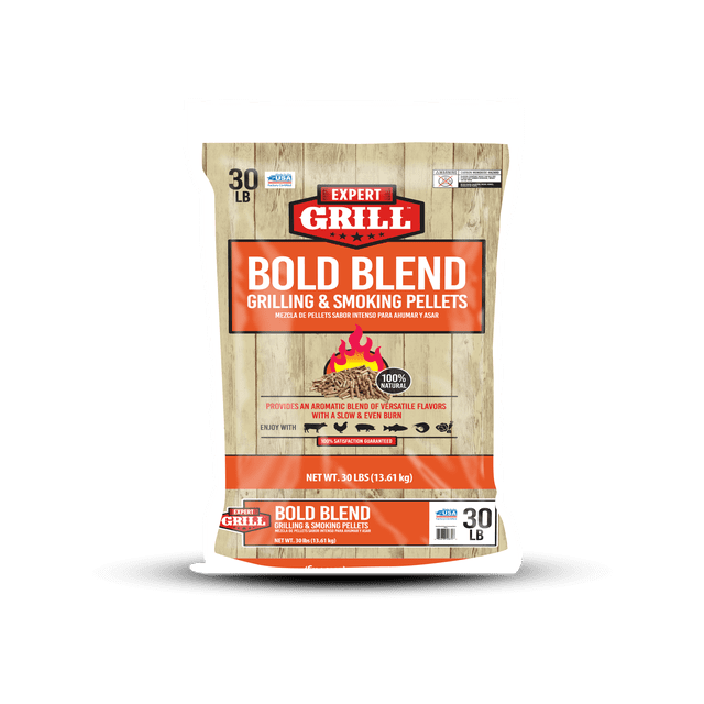 Expert Grill Bold Blend Pellets, 30 lb - Walmart.com