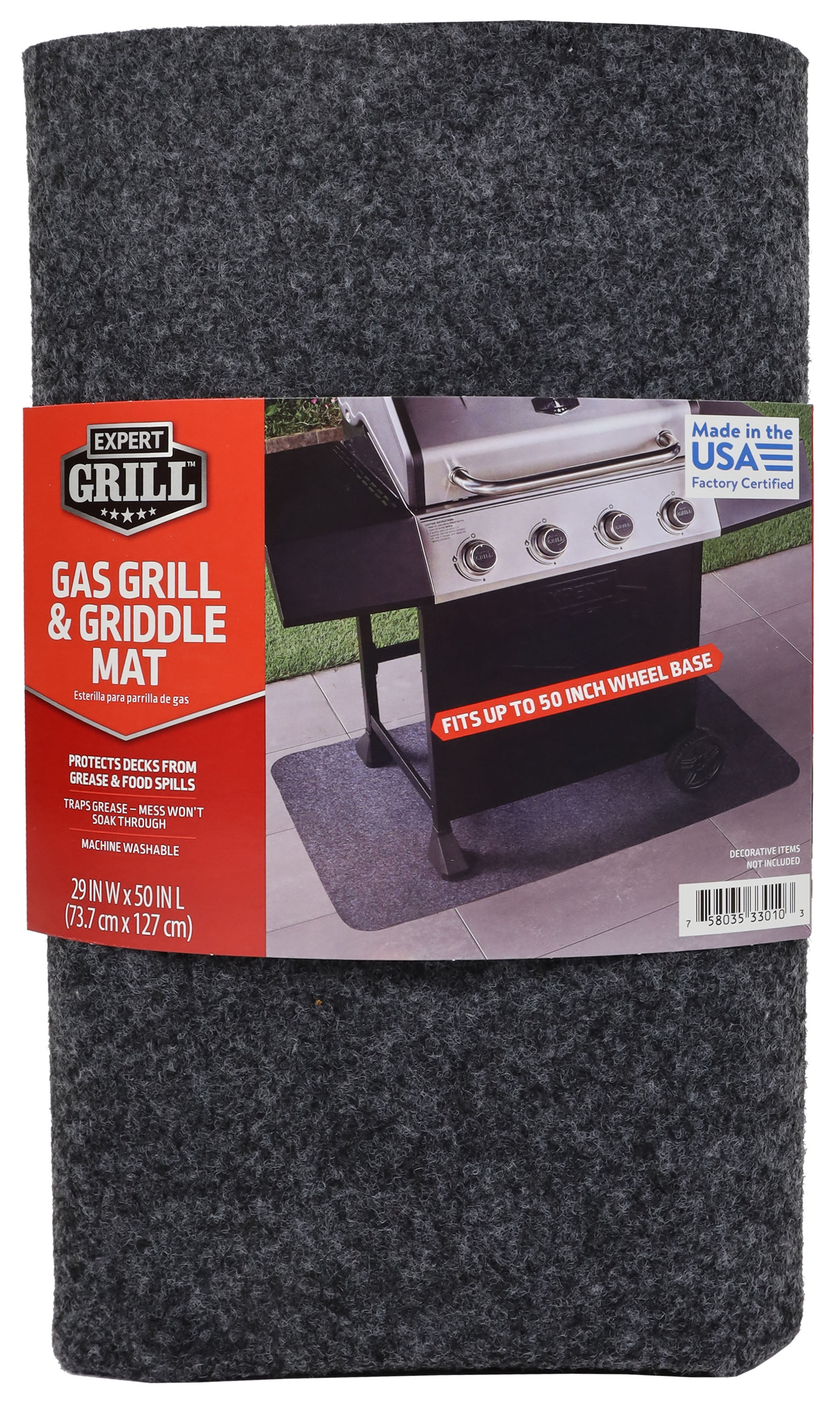 Expert Grill Brand - Gas Grill and Griddle Mat; Size Large 50" x 29 ...