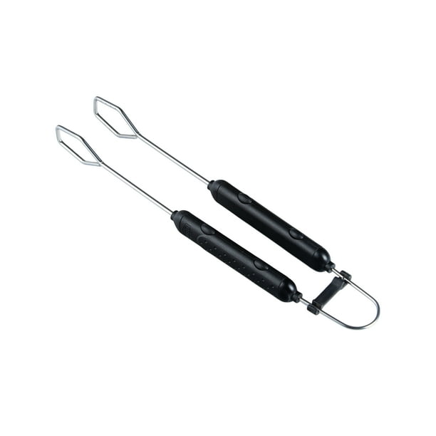 Expert Grill Stainless Steel Locking Barbecue Tongs with Black ...