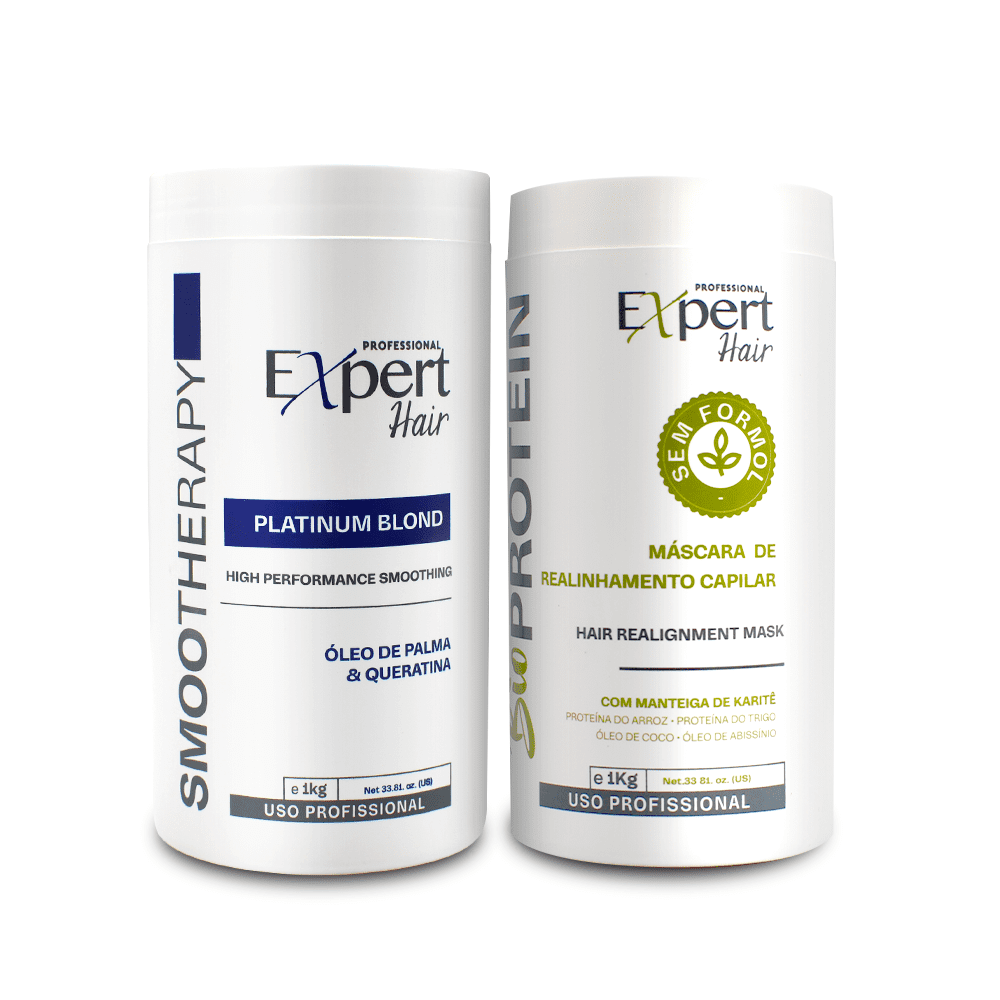 Expert Hair Botox Kit - Thermo-Active, Anti-Frizz Treatment - Natural ...