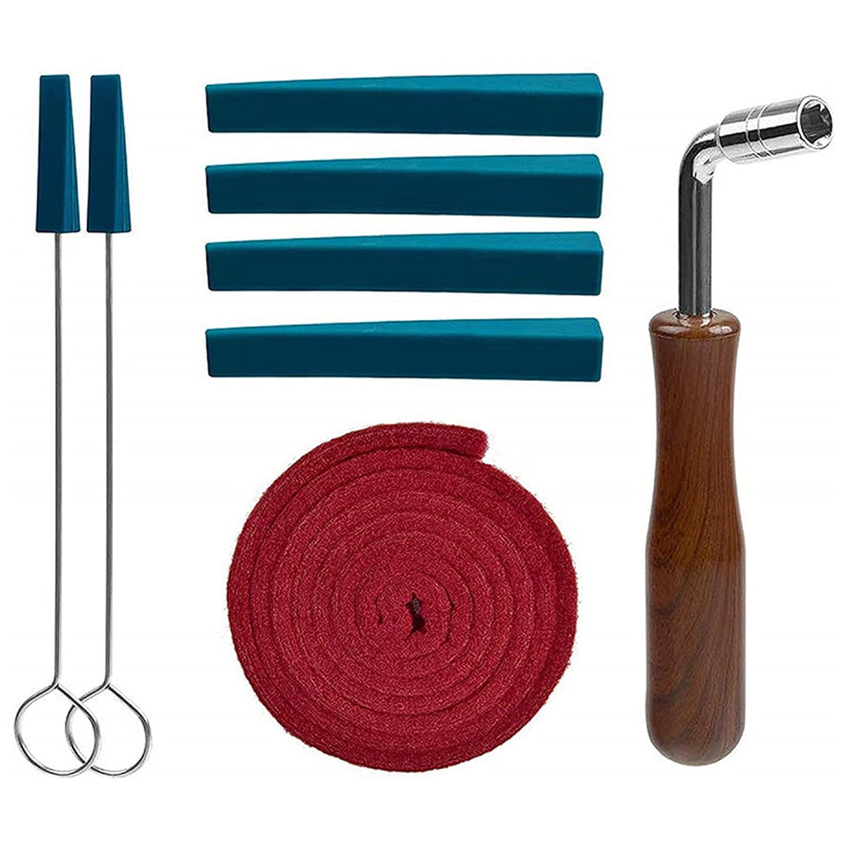 Expert Piano Tuning Set, Premium Piano Tuner Tools Including L-Shaped ...