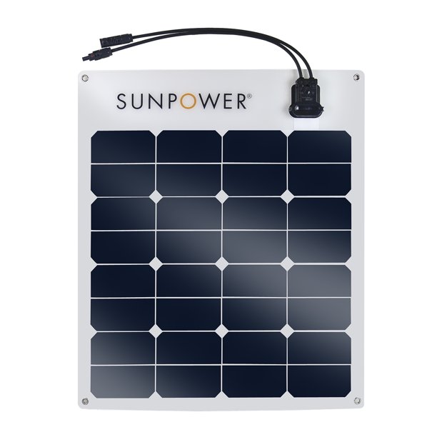 ExpertPower 50W SunPower Solar Panel | High-Efficiency Flexible with ...