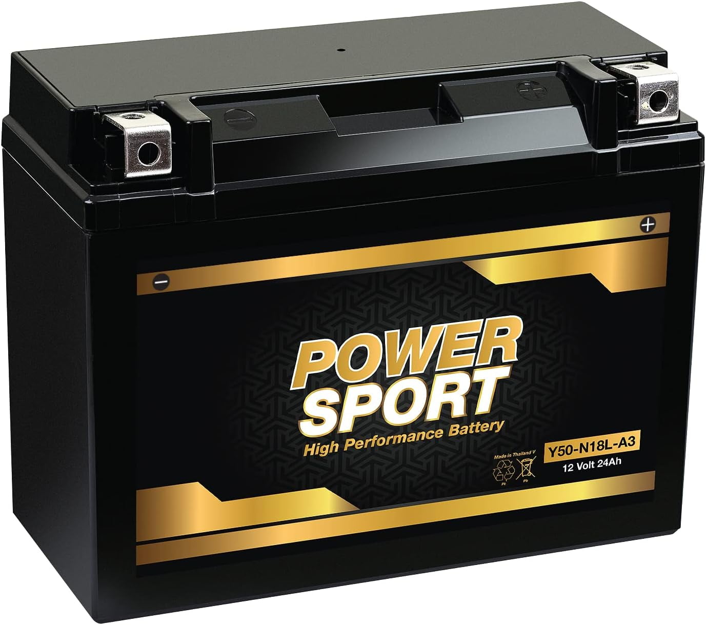 ExpertPower Y50-N18L-A3 12V 24 AH 340 CCA - SLA Power Sport Battery ...