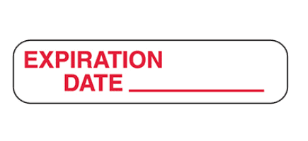 Expiration Date Labels (1,000; 2-500 rolls) - Walmart.com