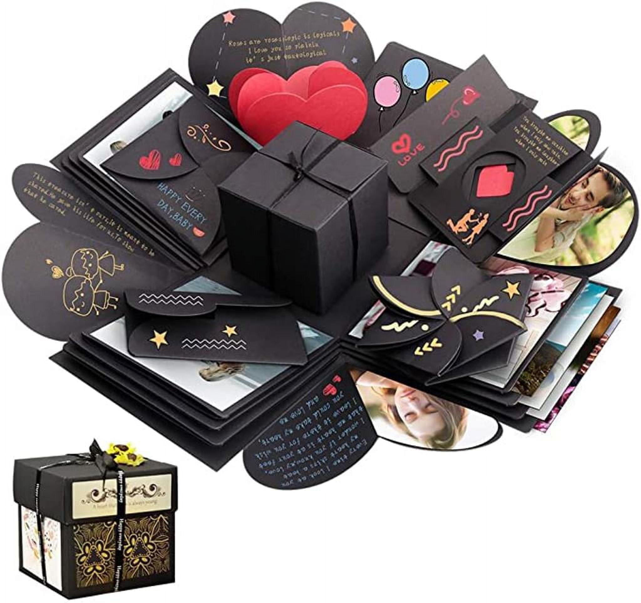 Exploding Box DIY Scrapbooking Set Handmade Album, - Loving Memories, Suitable for Birthday Gift ...