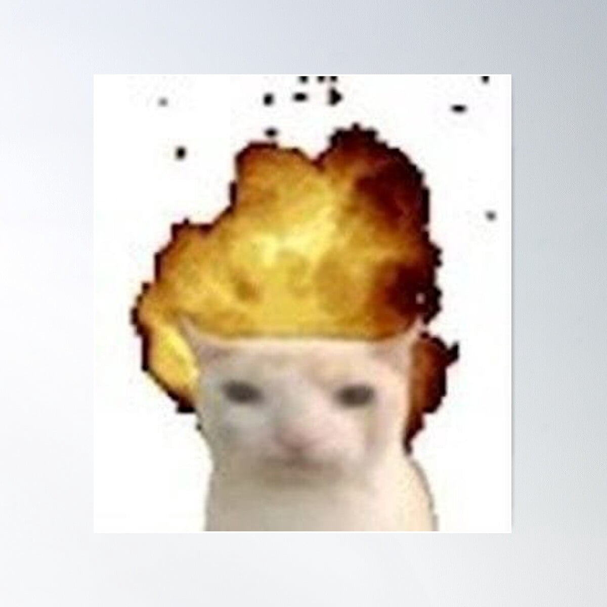 Exploding Cat Meme Poster Wall Art, Modern Wall Decor For Living Room ...