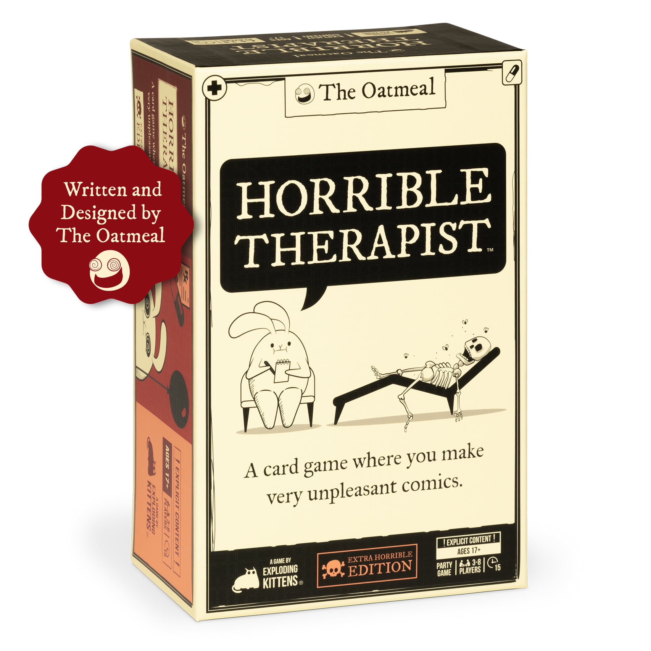 Horrible Therapist: Extra Horrible Edition 3-8 Players - Ages 17+ - 15 ...