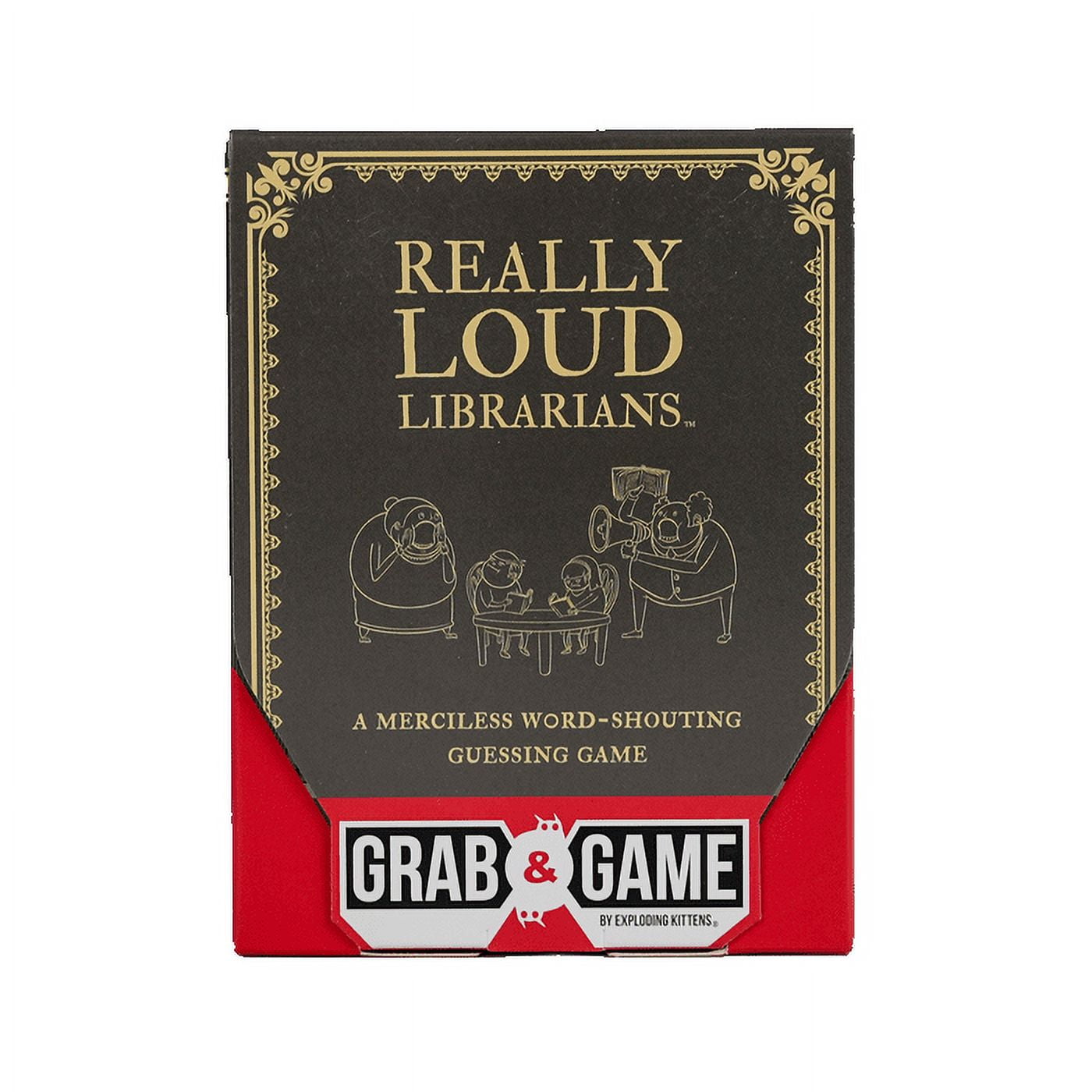 Exploding Kittens: Really Loud Librarians Grab & Game - Walmart.com