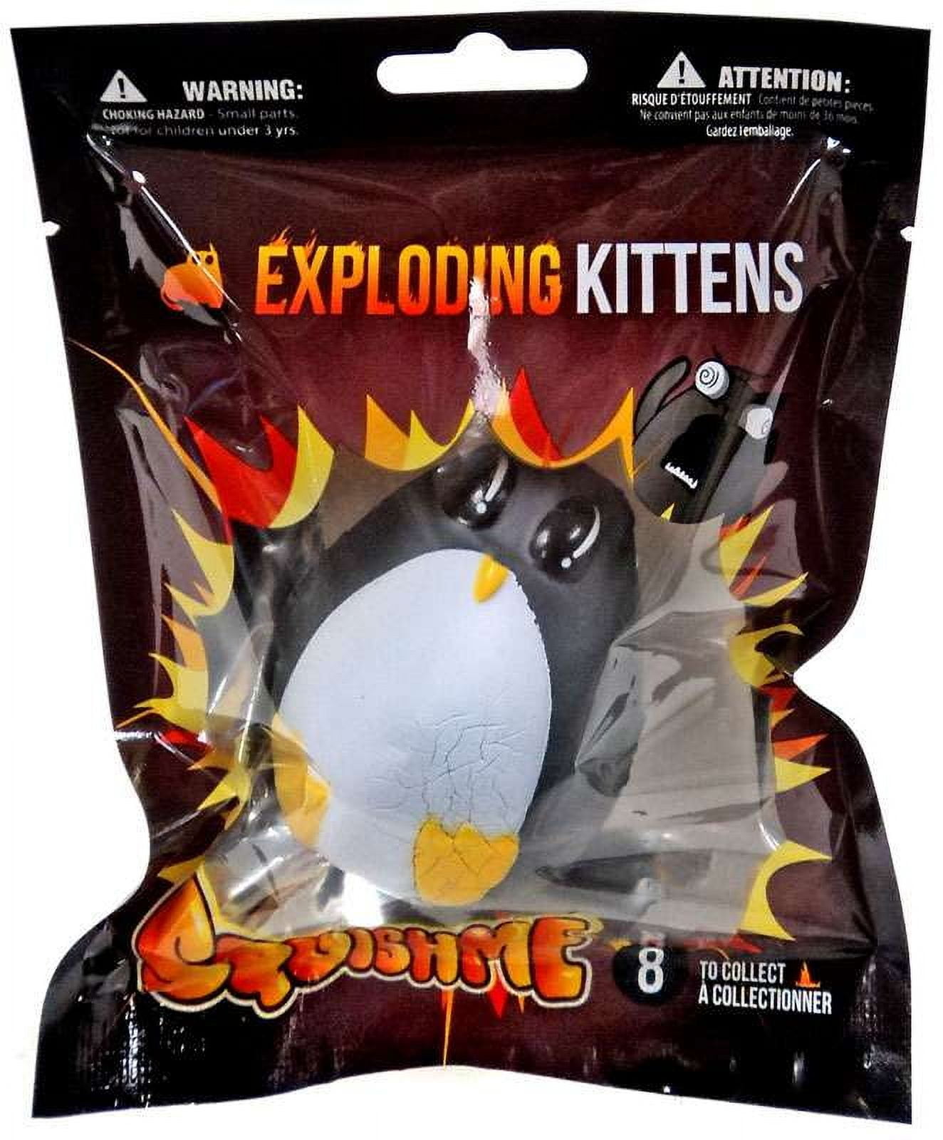 Exploding Kittens SquishMe Adorable Penguin Squeeze Toy - Walmart.com