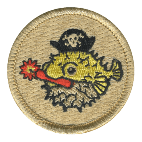 Exploding Puffer Fish Patrol Patch (Sew-on) - ClassB - Walmart.com