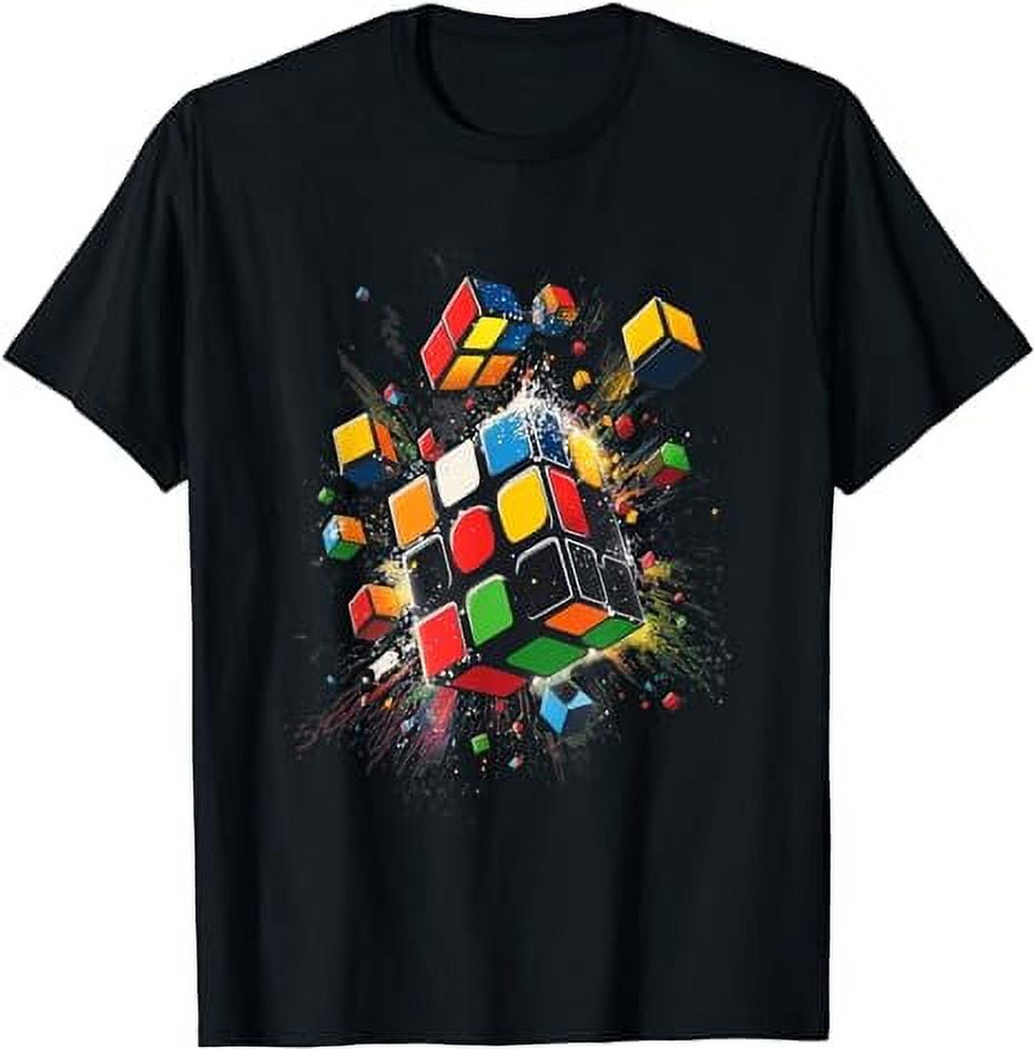 Exploding Speed Cube Puzzle - Melting Cube Series T-Shirt - Walmart.com