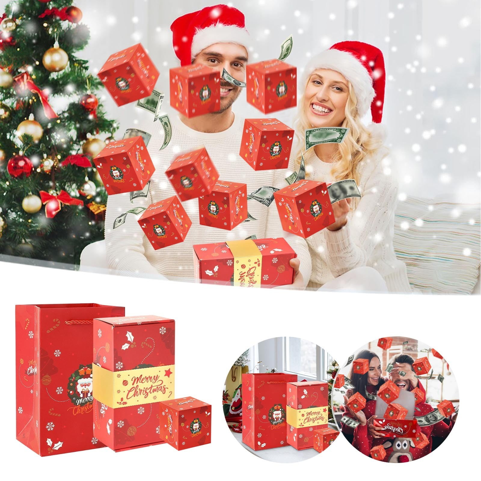 Exploding Surprise Gift Box 2025 Edition | Pop-Up Money Confetti ...
