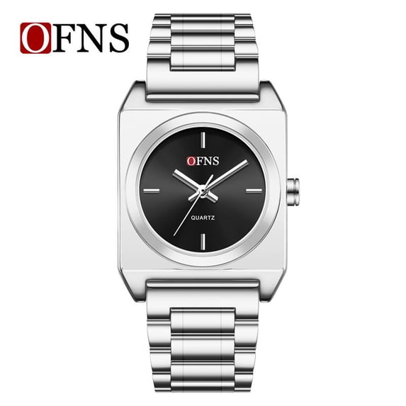 Explojoy Classic Square Quartz Watch – Business-Ready Stainless Steel ...