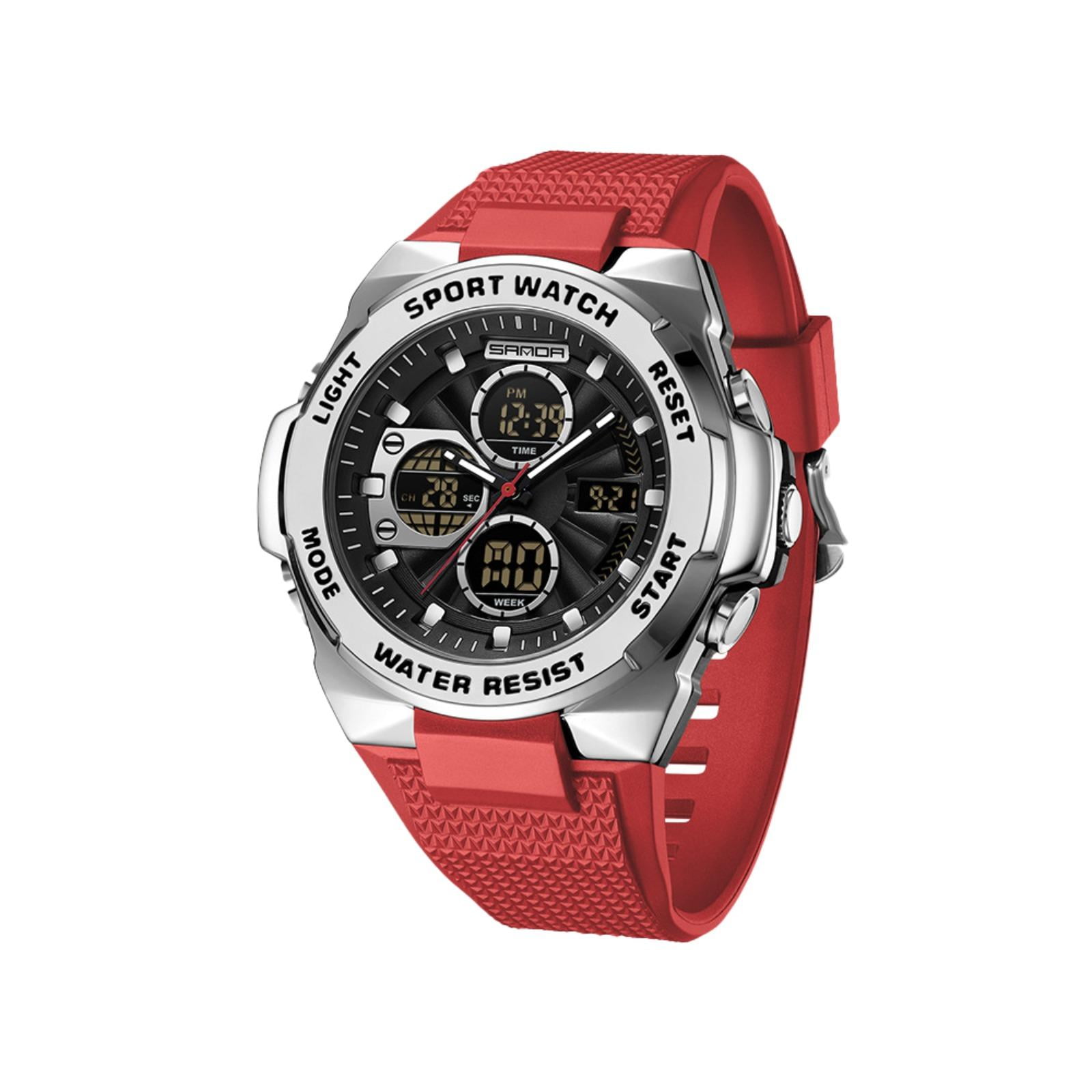 Explojoy Dual Display Digital Sports Watch – Waterproof Unisex ...