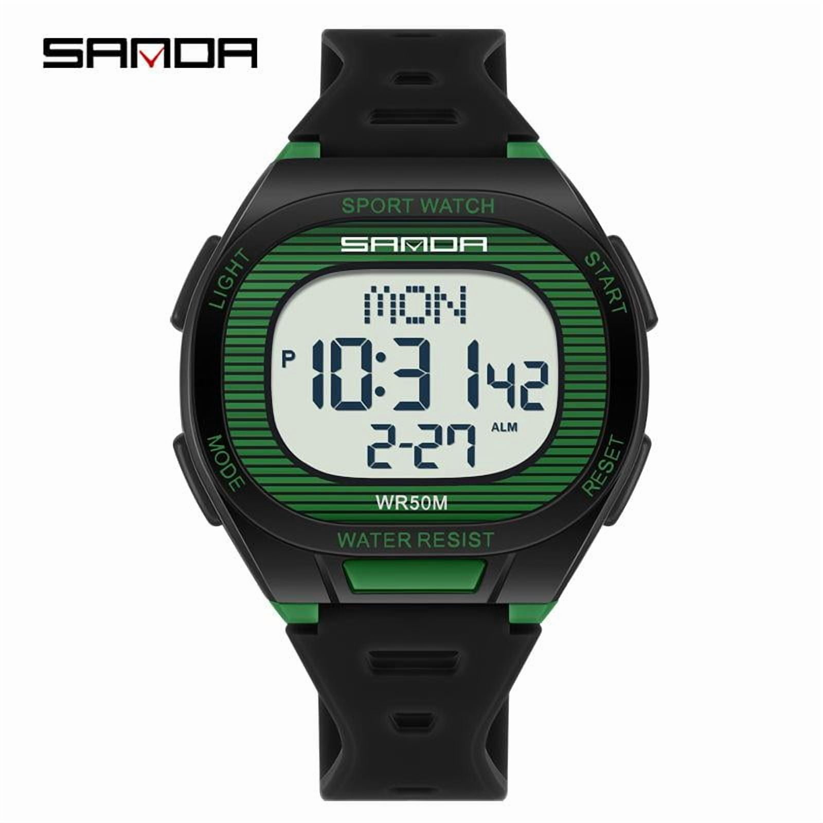 Explojoy Durable Sports Digital Watch – Square Design, Luminous Screen ...