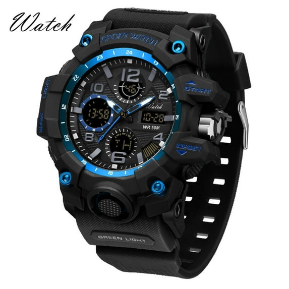 Explojoy Modern Fashion Digital Sport Watch, Waterproof, Luminous, Dual ...