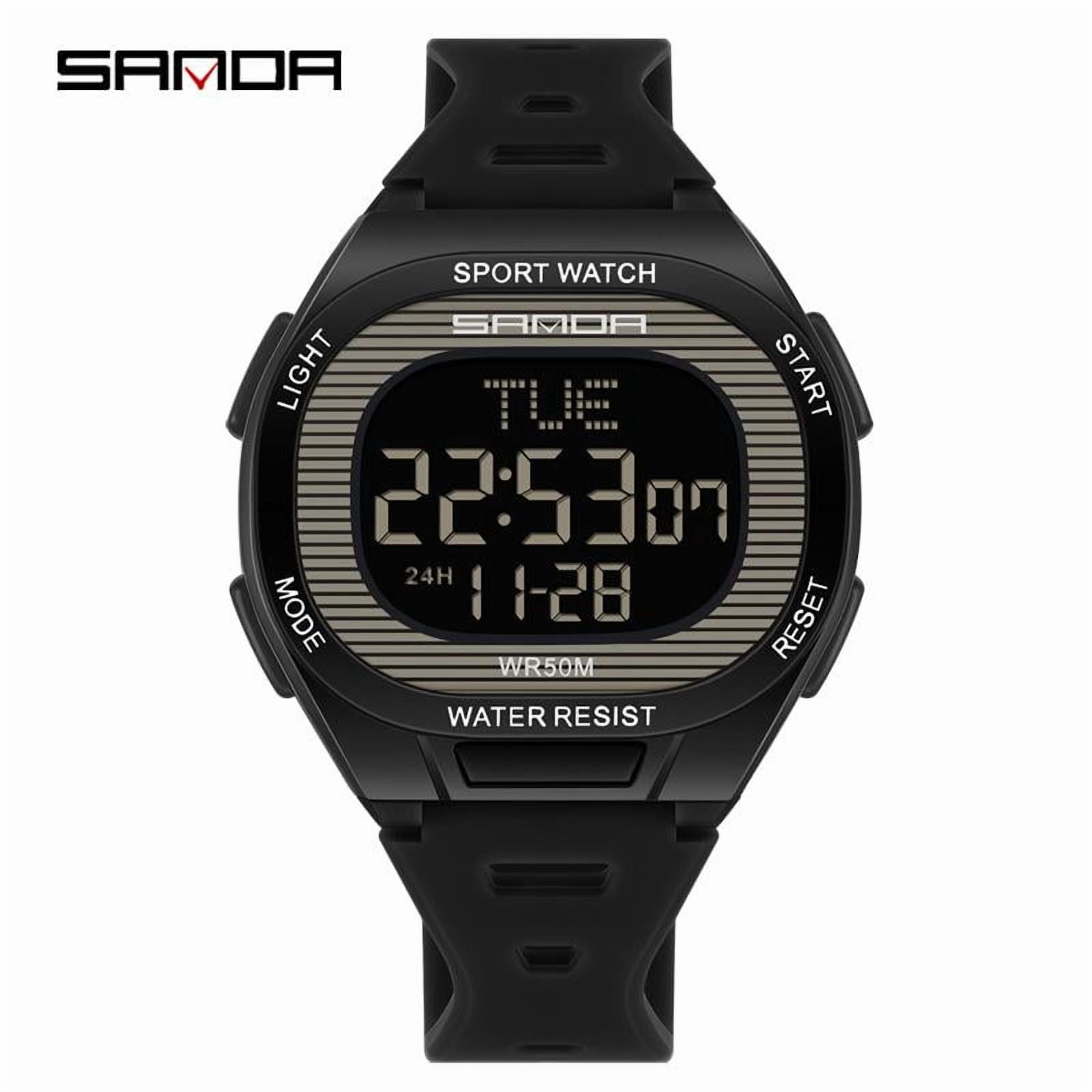 Explojoy Multi-Function Square Digital Watch – Shockproof Waterproof ...
