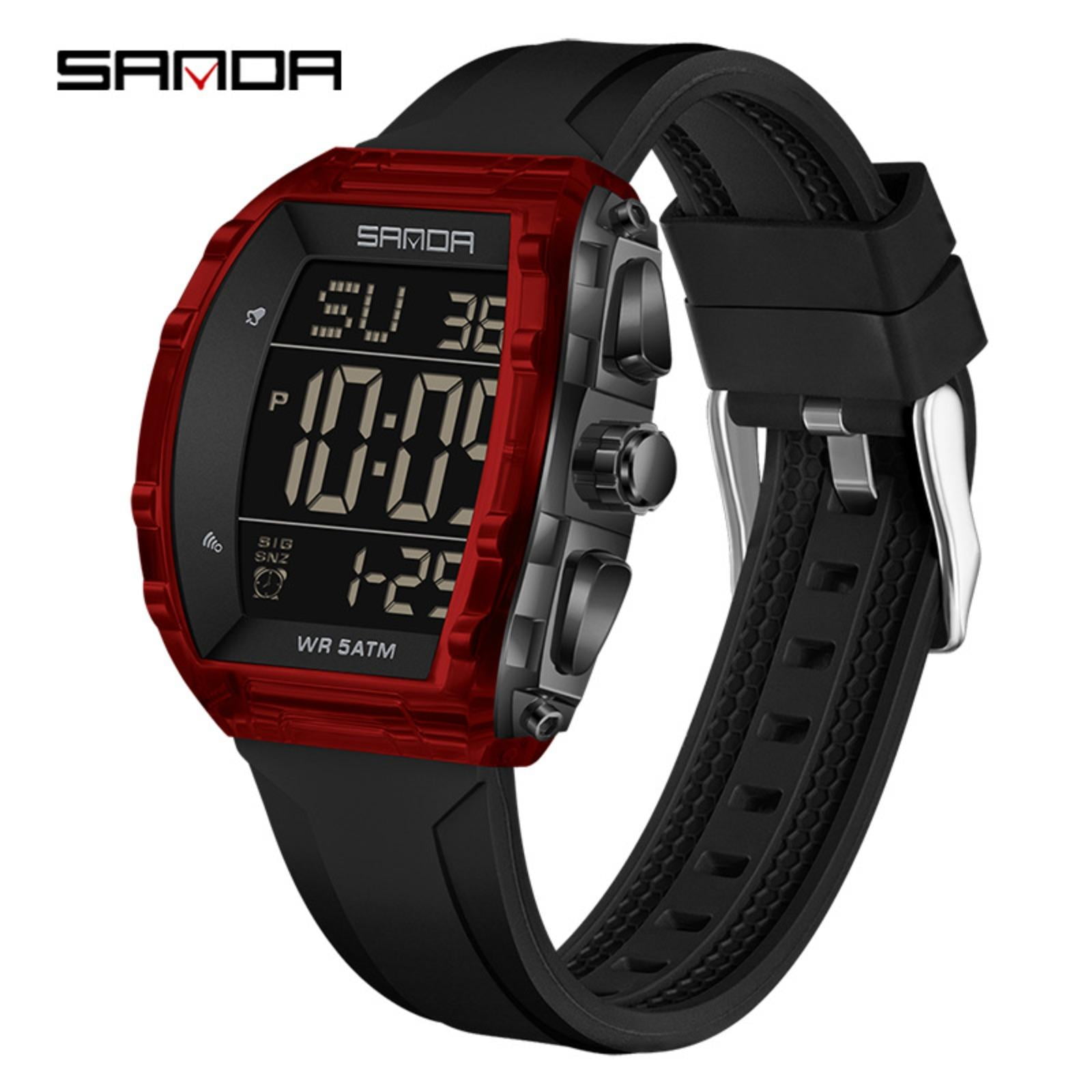 Explojoy Waterproof Sports Digital Watch – Student Barrel Shape ...