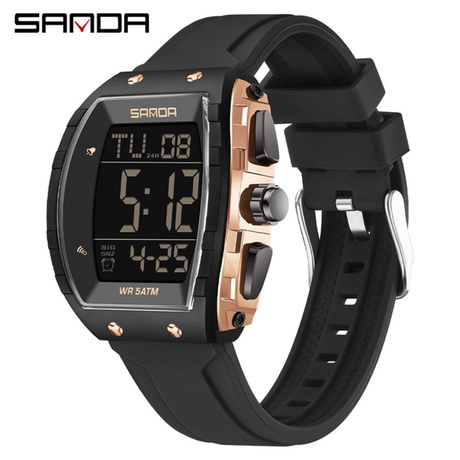 Explojoy Waterproof Sports Digital Watch – Student Barrel Shape ...