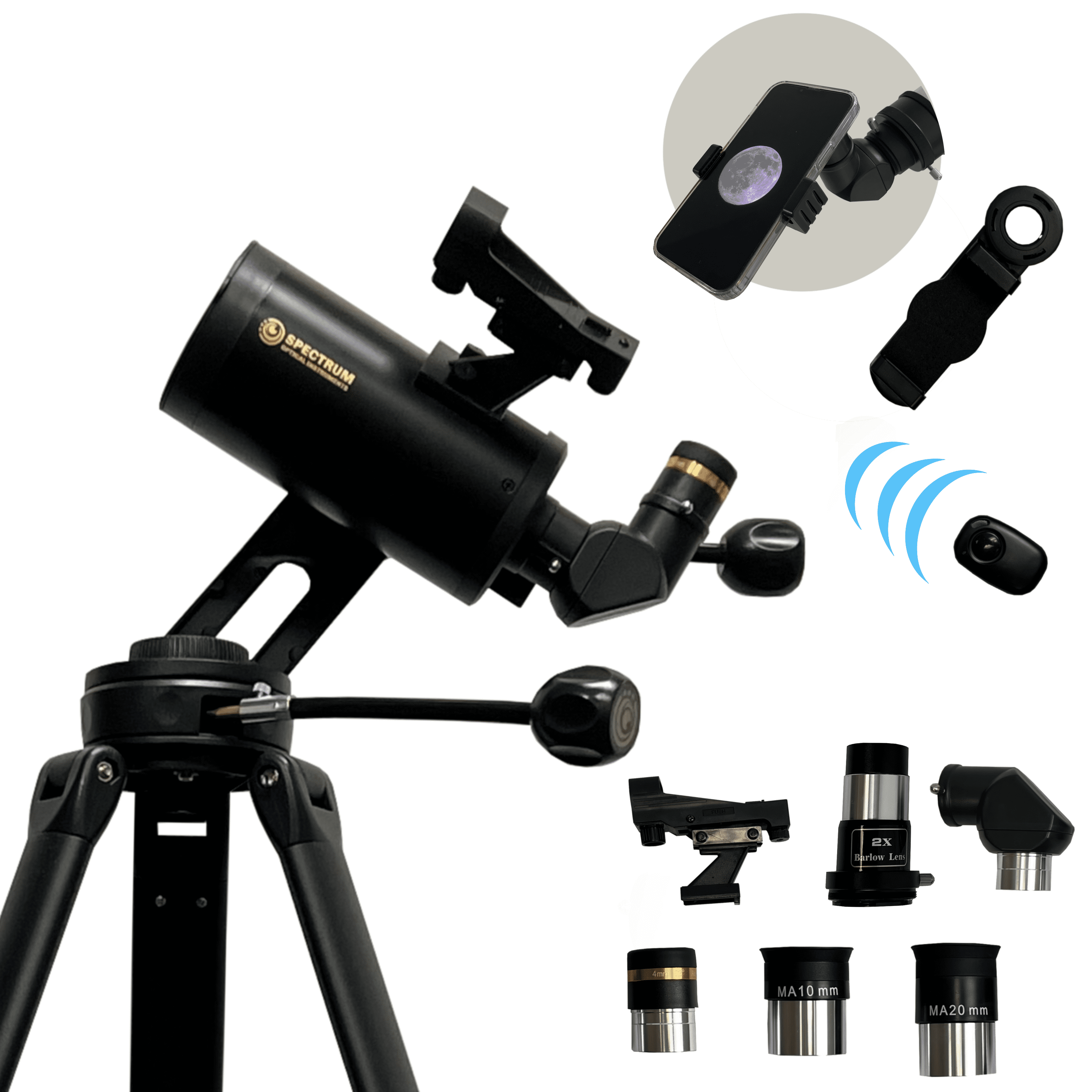 ExploraPro 70AZ Maksutov Telescope - 70mm, 750mm Focal, Slow Motion ...