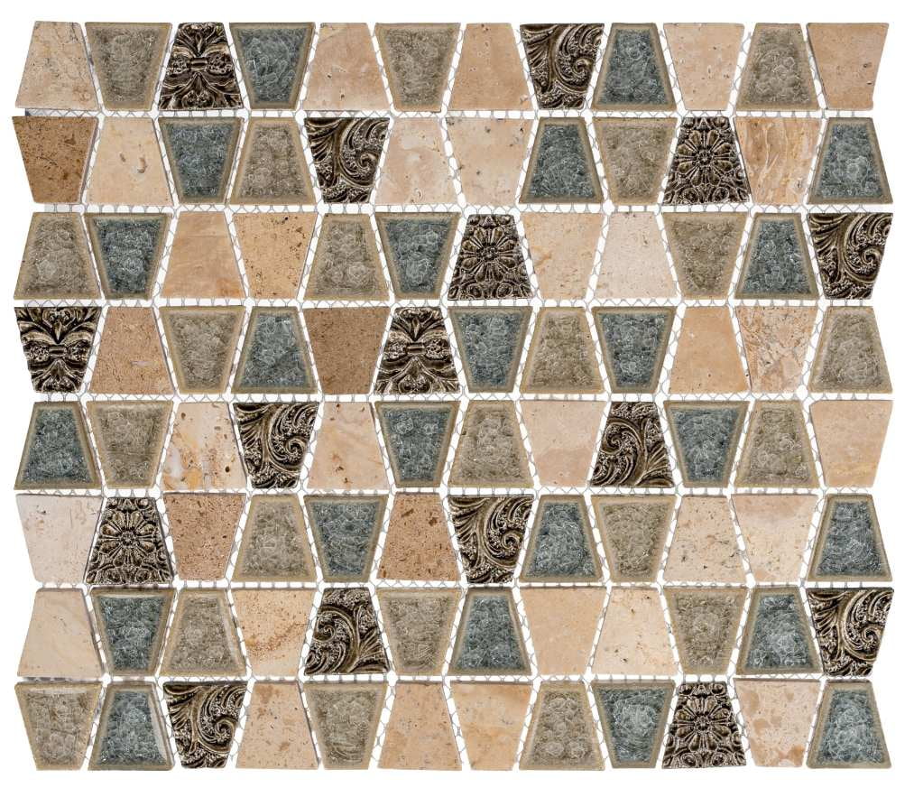 Exploration Egypt Dusk 1-in. Grid Mosaic Wall and Floor Tile - Walmart.com