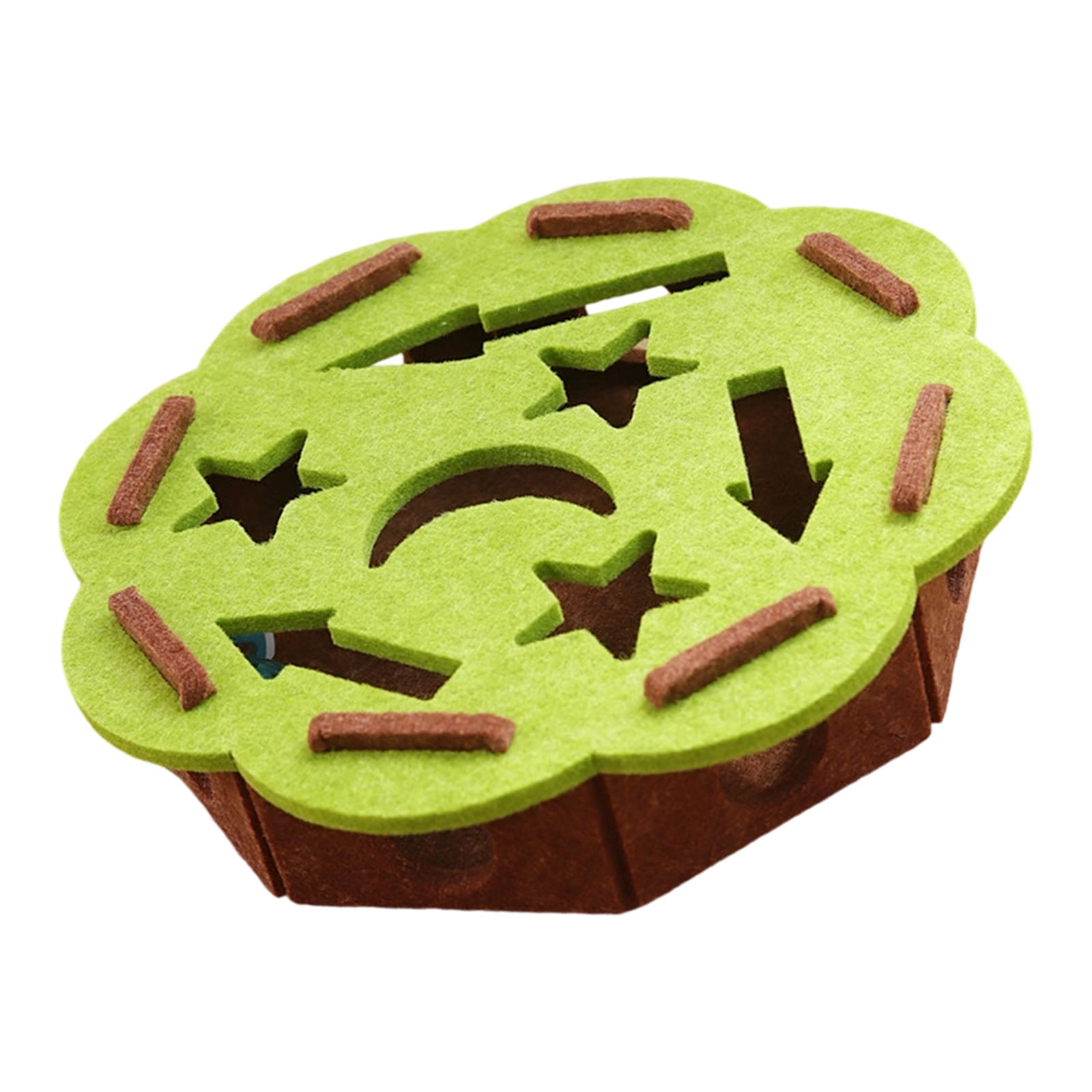 Exploration Puzzle Felt Cats Toy Chew Proof Design Interactive Play Box ...