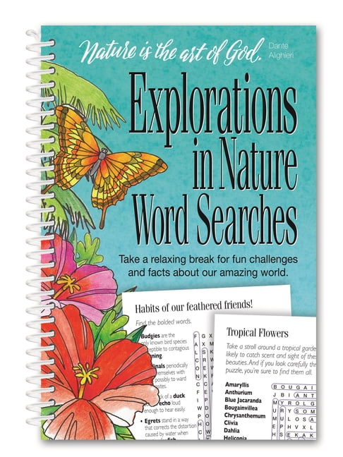 Explorations in Nature Word Search, (Spiral-Bound) - Walmart.com