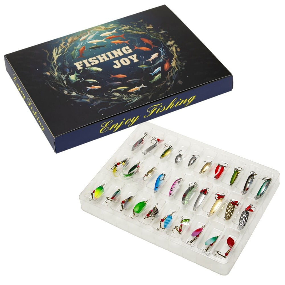 Explore 30 Different Fishing Lures in a Mystery Tackle Box Designed to Suit Every For Fisherman ...