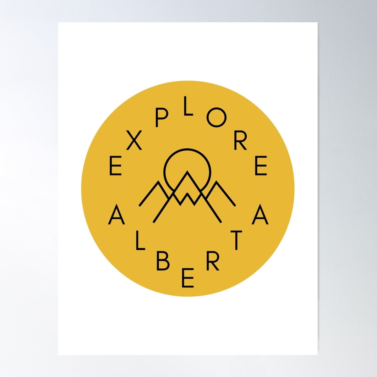 Explore Alberta Poster Wall Art, Modern Wall Decor For Living Room ...