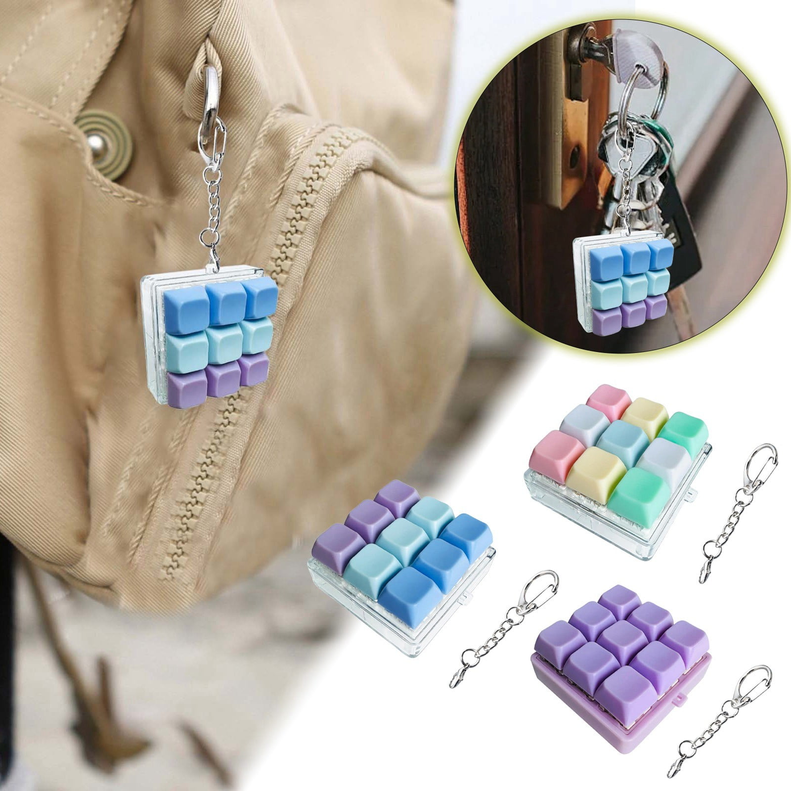 Explore And Stress Reduction! 9 In 1 Keyboard Gizmo Toys Keyboard ...