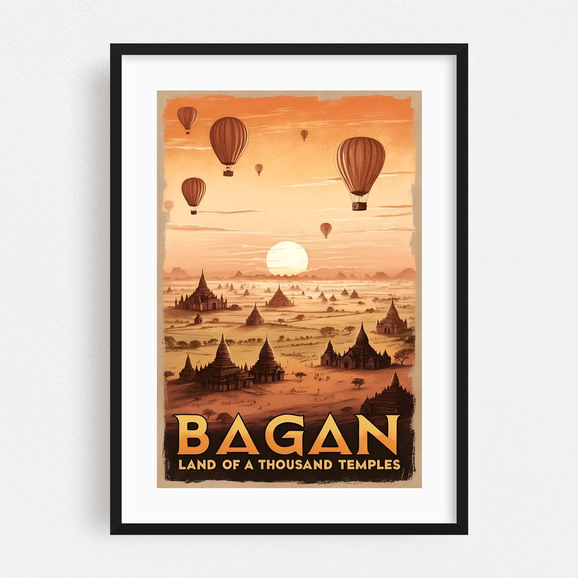Explore Bagan: A Timeless Wonder Captured in Art - Old Bagan Mandalay ...