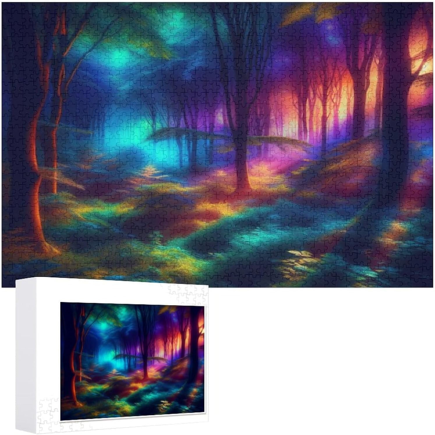 Explore The Enchantment Of Twilight In A Mystical Forest Puzzle 300 ...