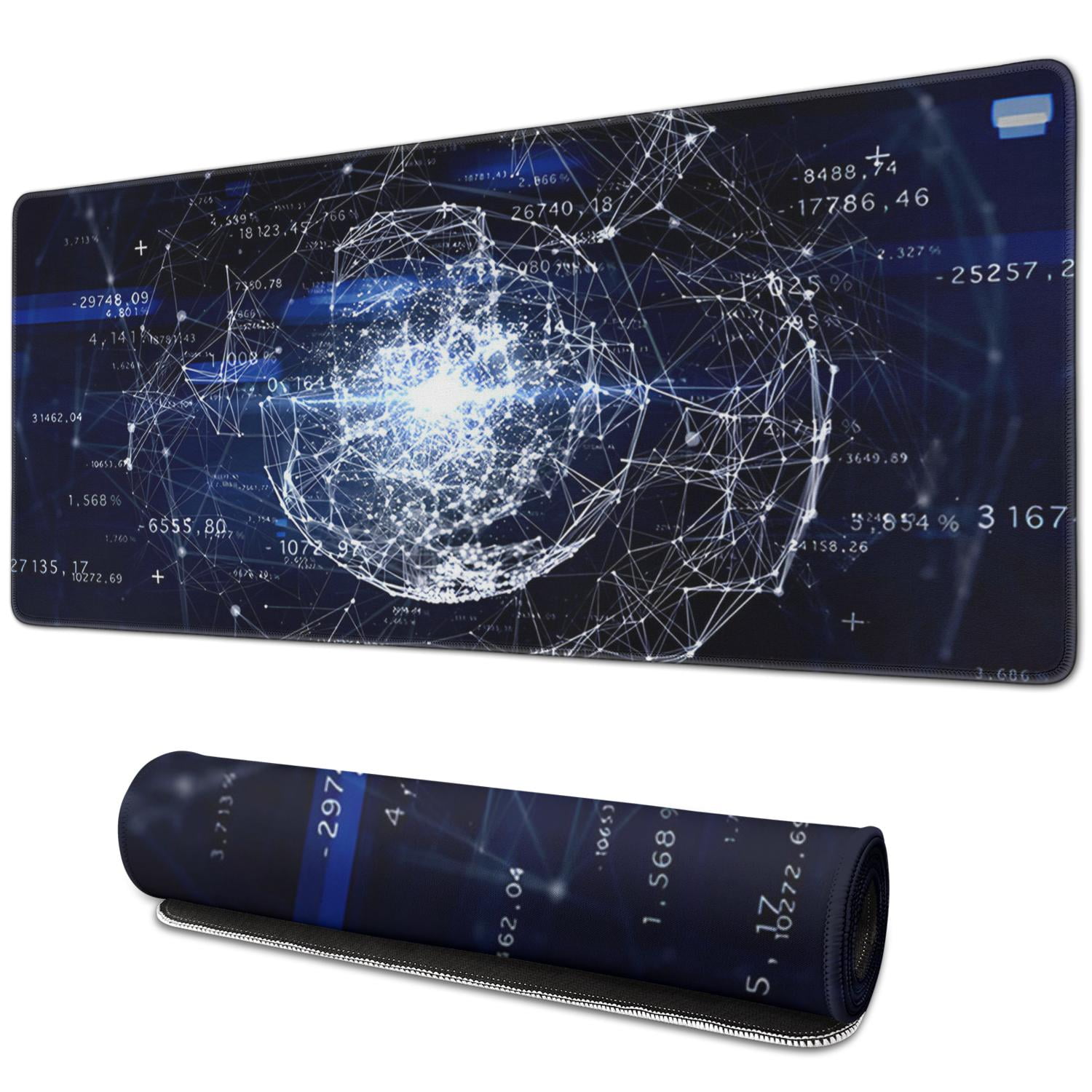 Explore High-Quality Gaming: World Map Mouse Pad - Stitched Edges & Non ...