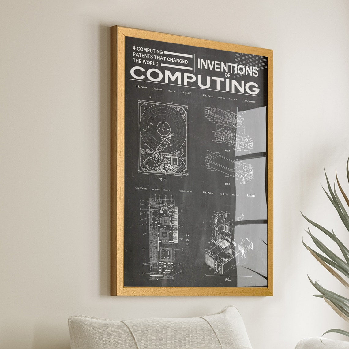 Explore The Inventions Of Computing - Computer Gift Poster - Ideal ...