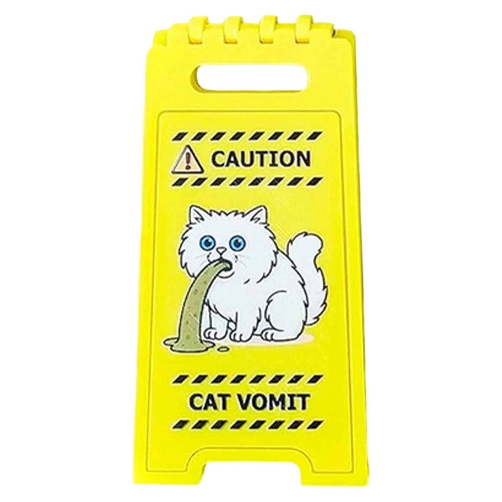 Explore New Styles, Funny Cat Vomit Signs, Double-sided Table Cards ...