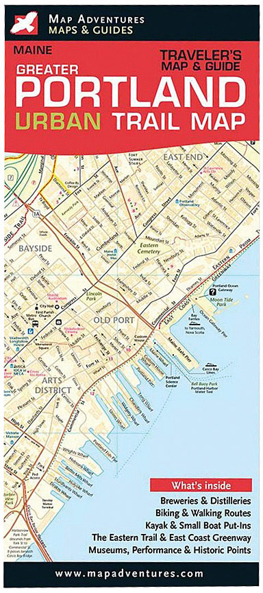Explore Portland, Maine with Map Adventures New England Urban Trail Map ...